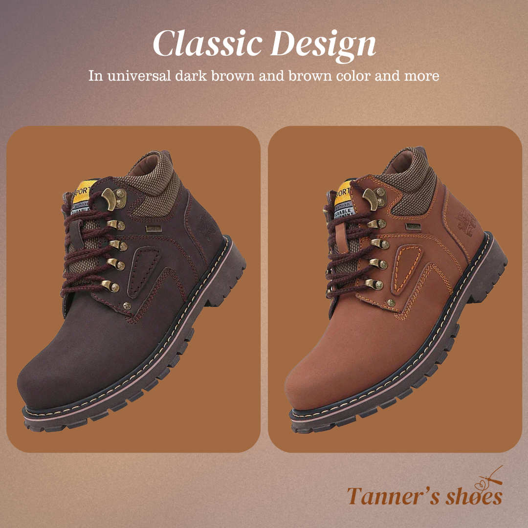 Oliver | Classic Leather Boots – Tanner Shoes CA